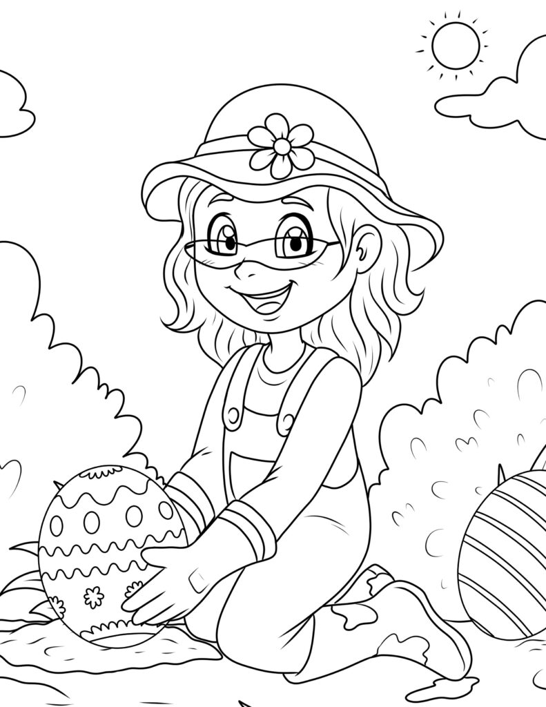 Free easter eggs Coloring Pages