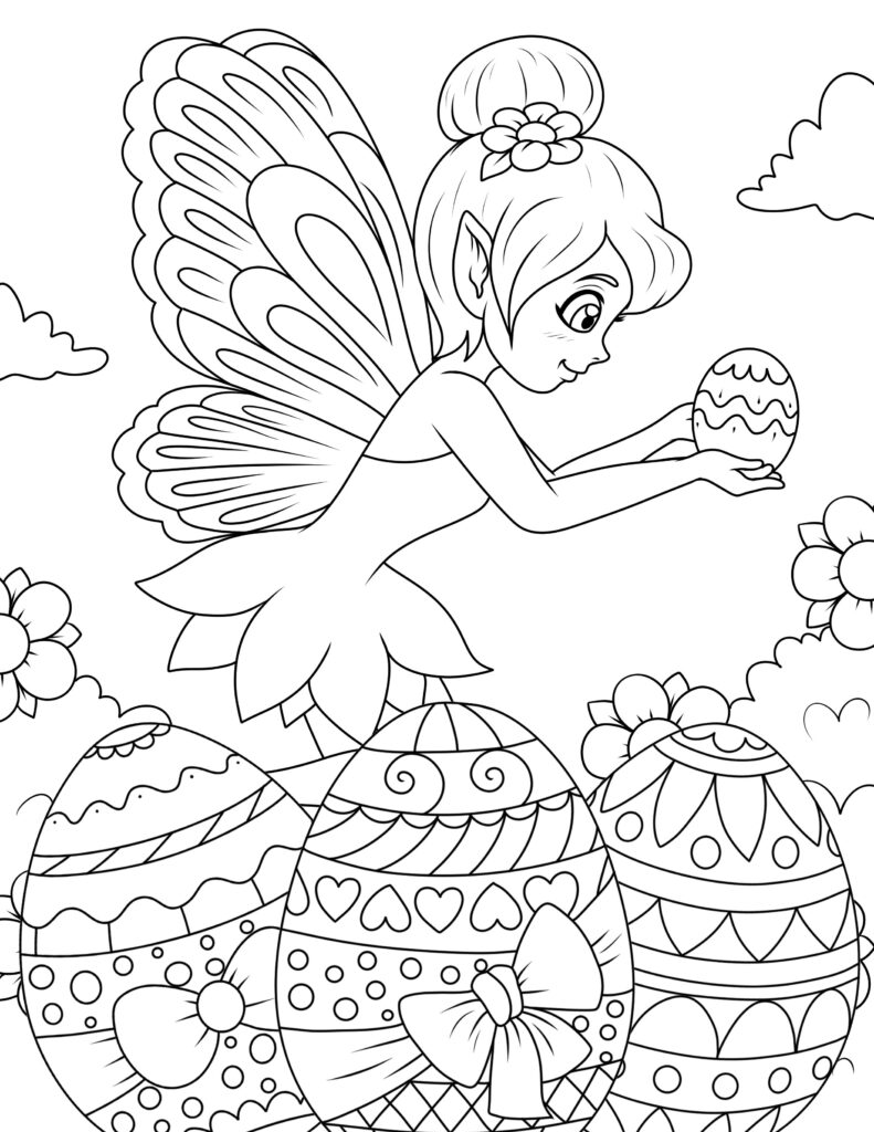 Free easter eggs Coloring Pages