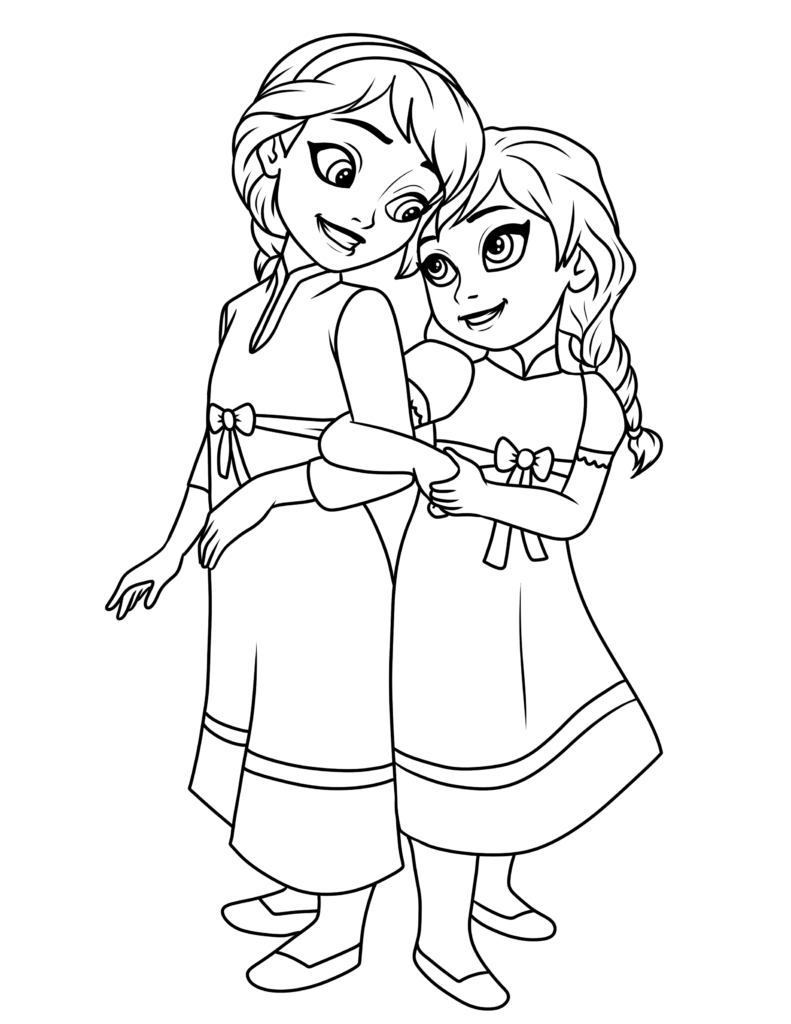 Free frozen Coloring Pages
