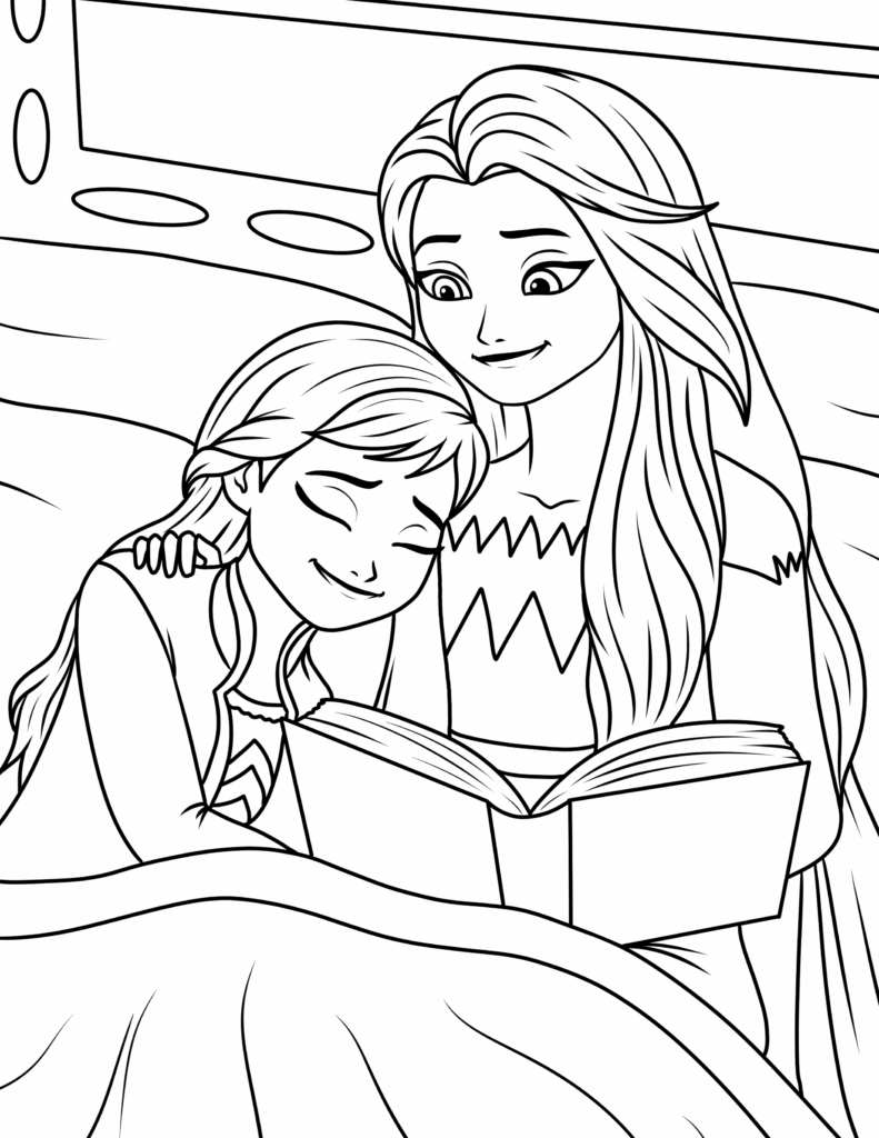 Free frozen Coloring Pages