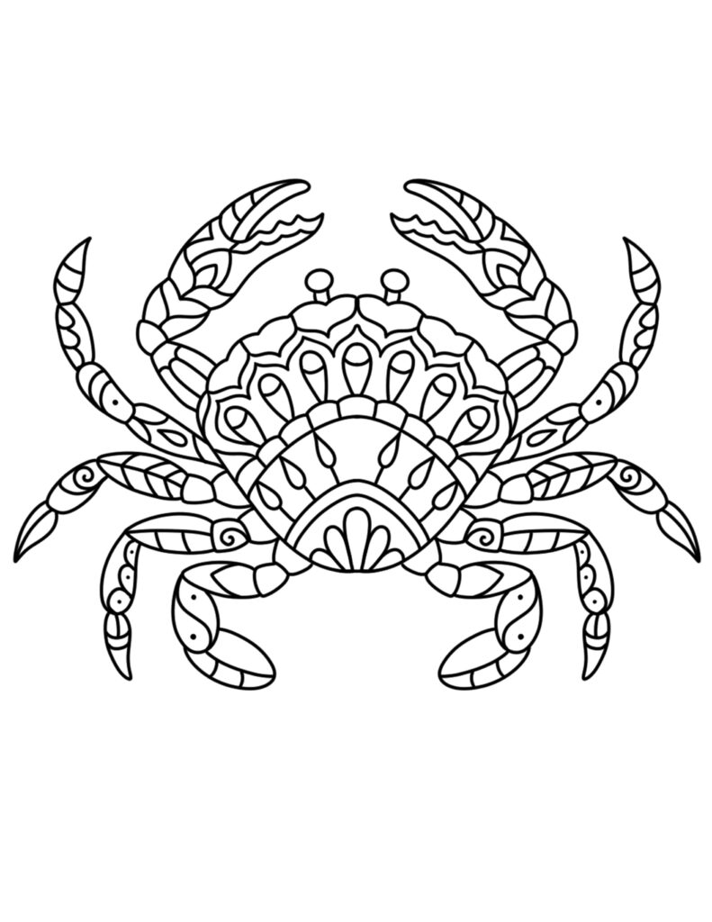 Free mandala animals Coloring Pages