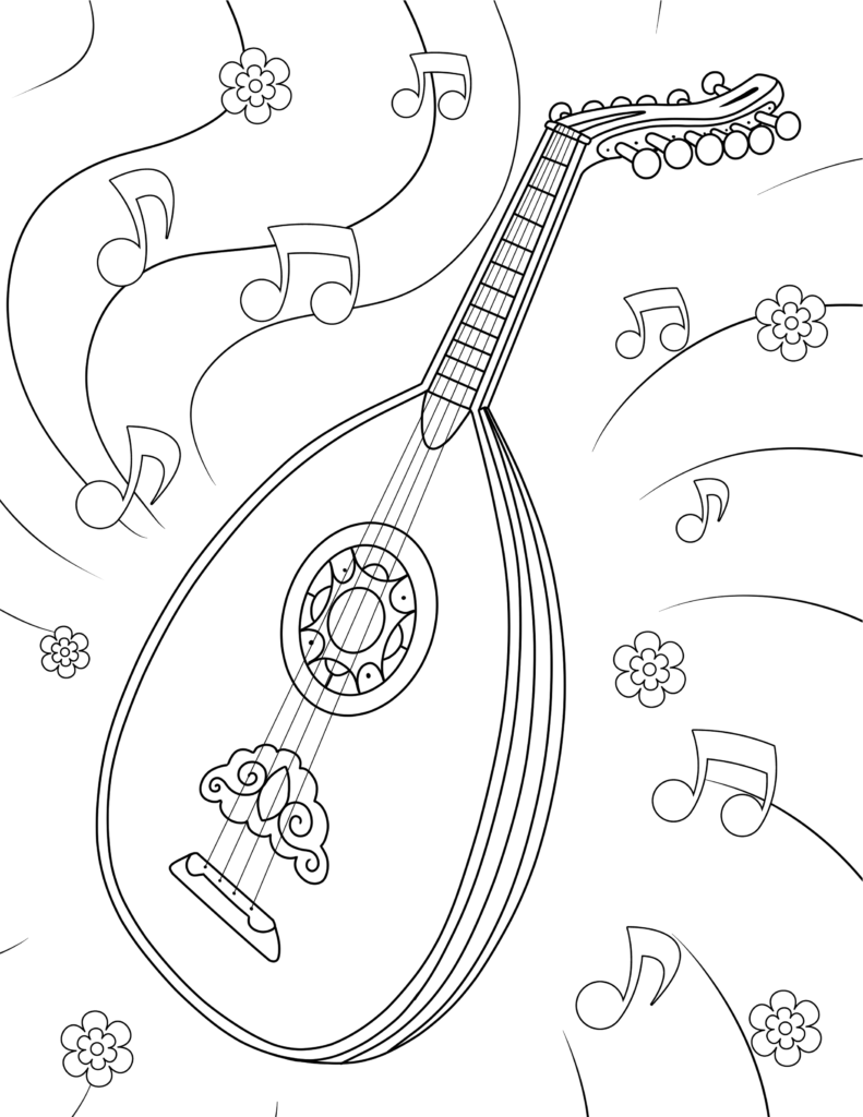 Free music Coloring Pages