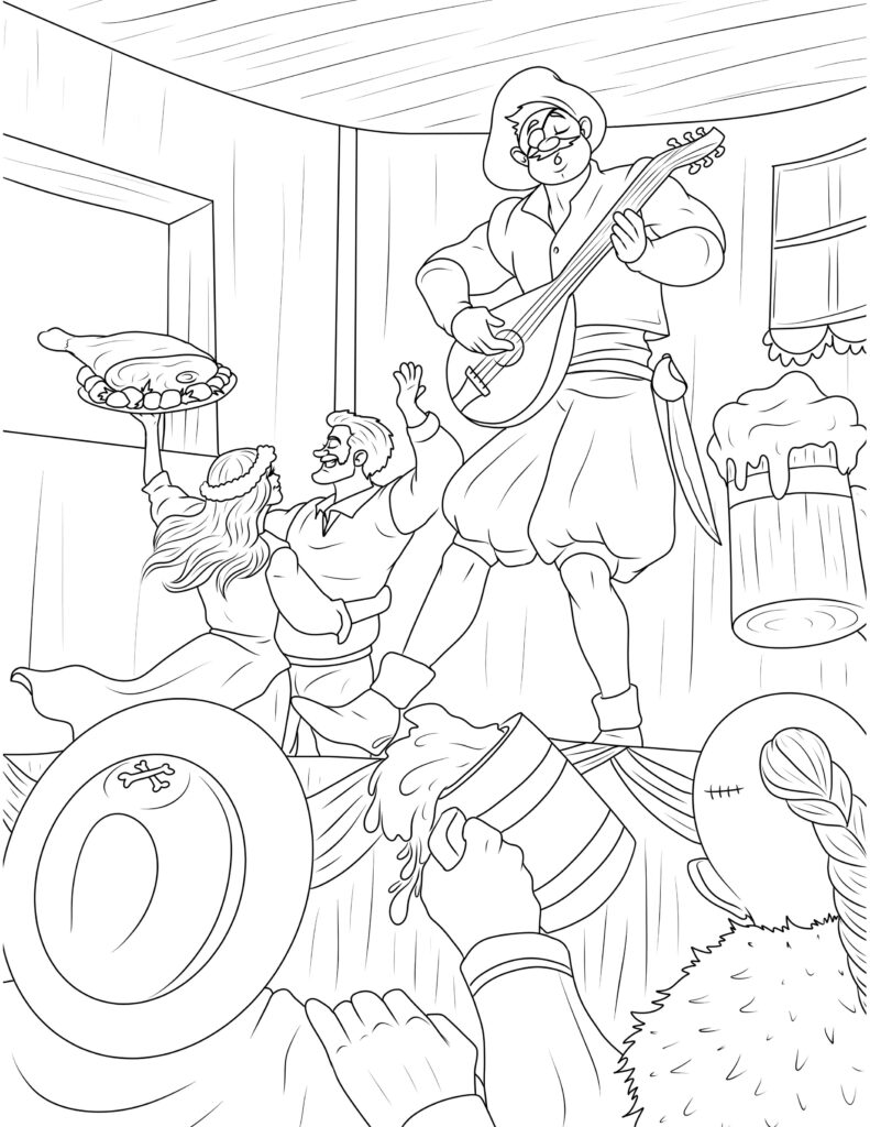 Free pirates Coloring Pages