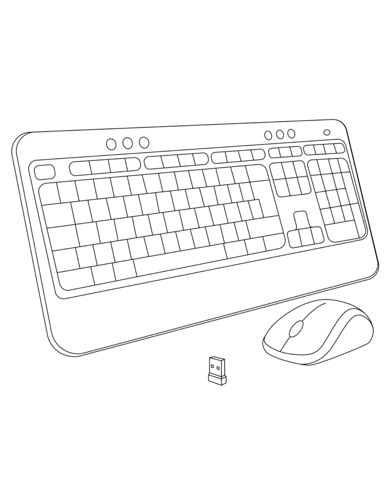 Free setup gaming Coloring Pages