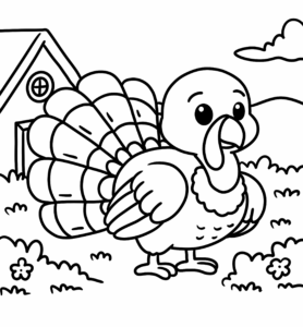 Free cute Animals Bold and Easy coloring pages