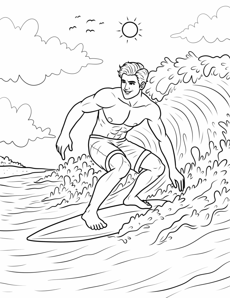 Hawaii Coloring Pages