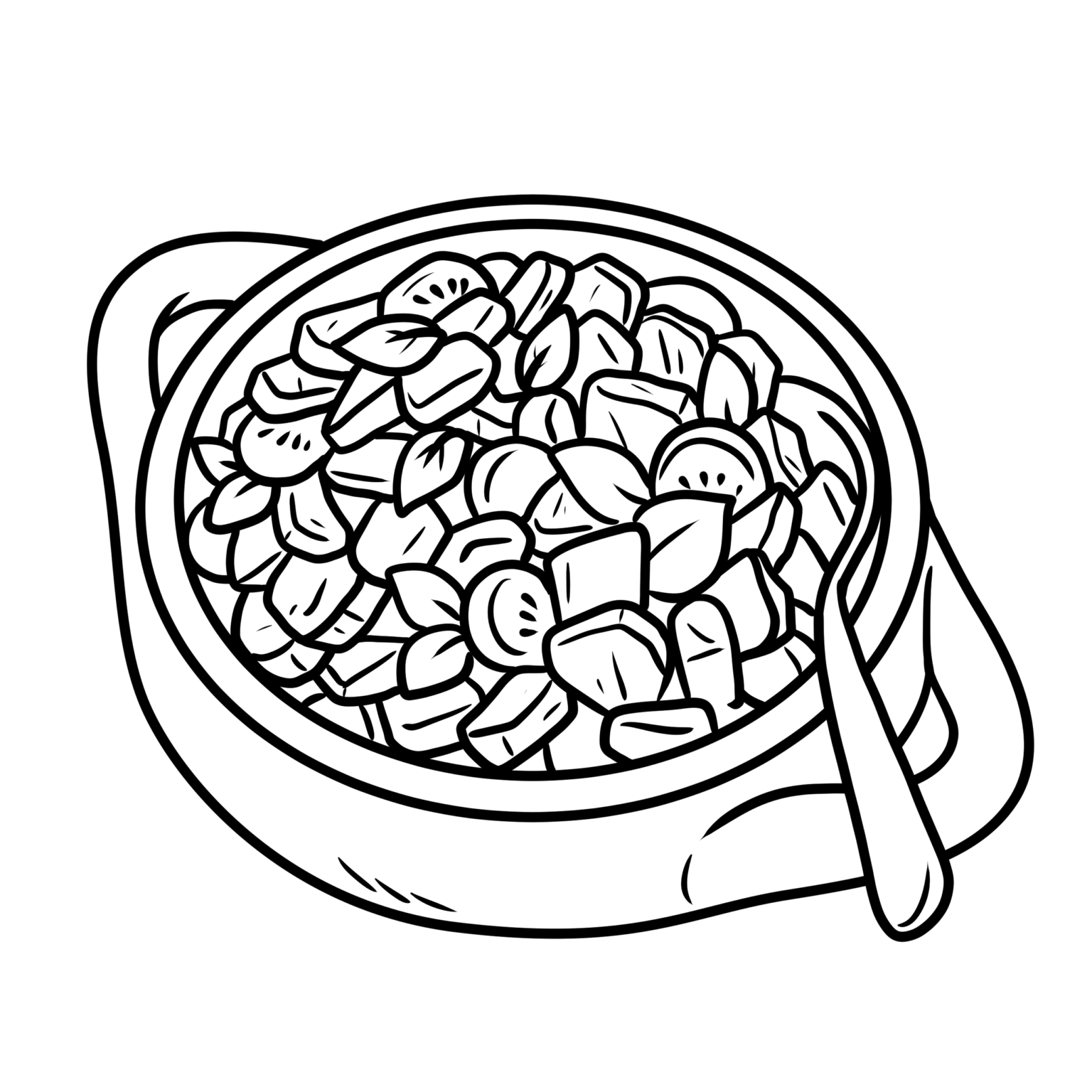 Mexican Food Coloring Pages