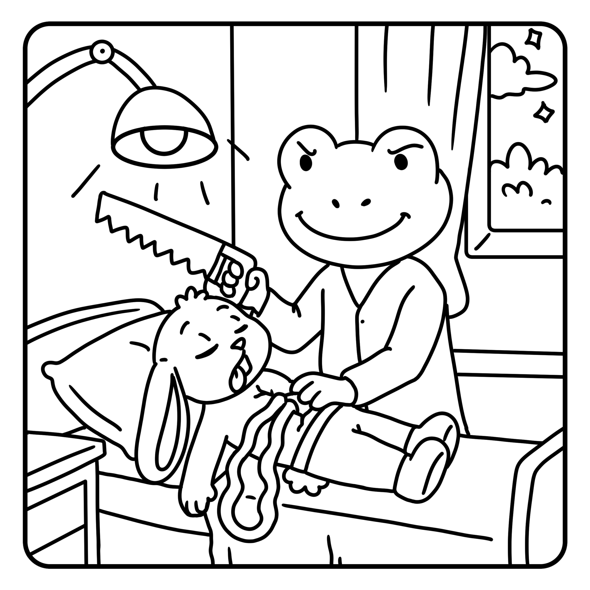 Cozy Crime Sences Coloring Pages